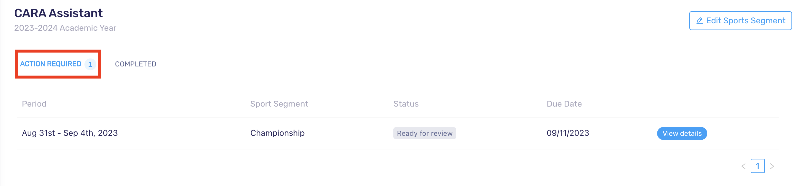 Submit CARA logs – Spry