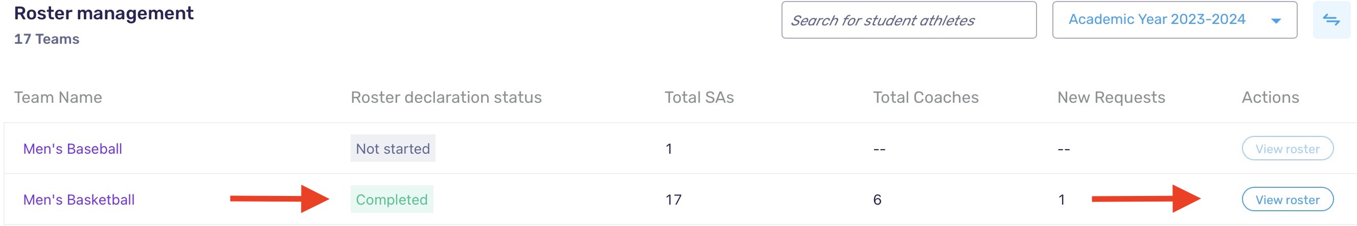 Export Roster – Spry