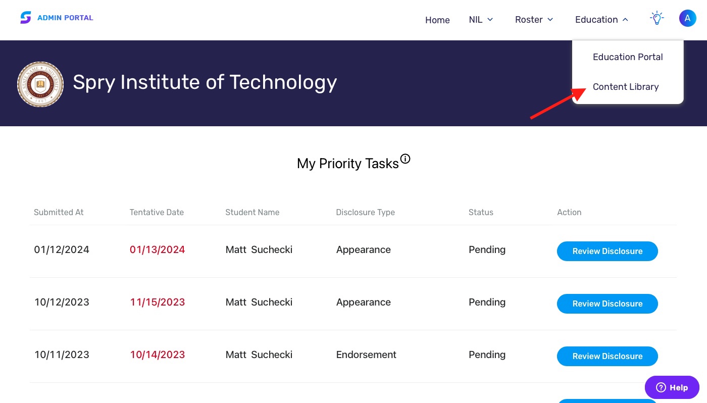 Archive Content – Spry