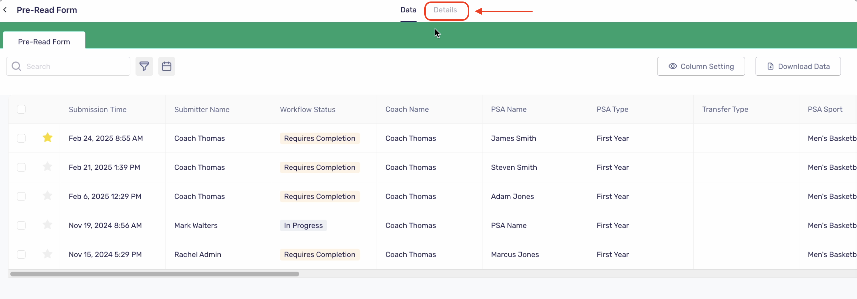 Workflow Step Selection – Spry